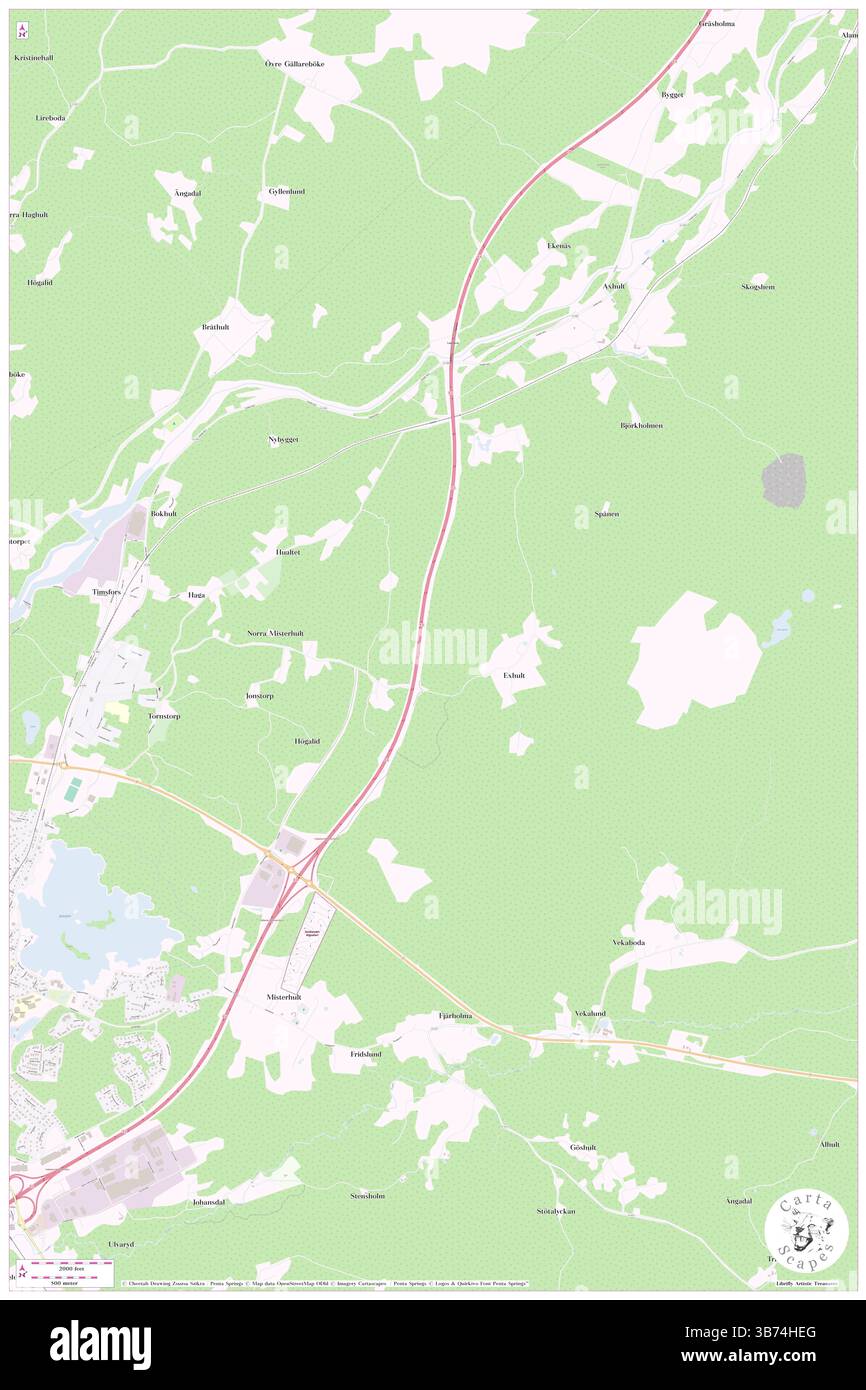 Exhult, Markaryds Kommun, SE, Sweden, Kronoberg, N 56 28' 59'', N 13 39 ...