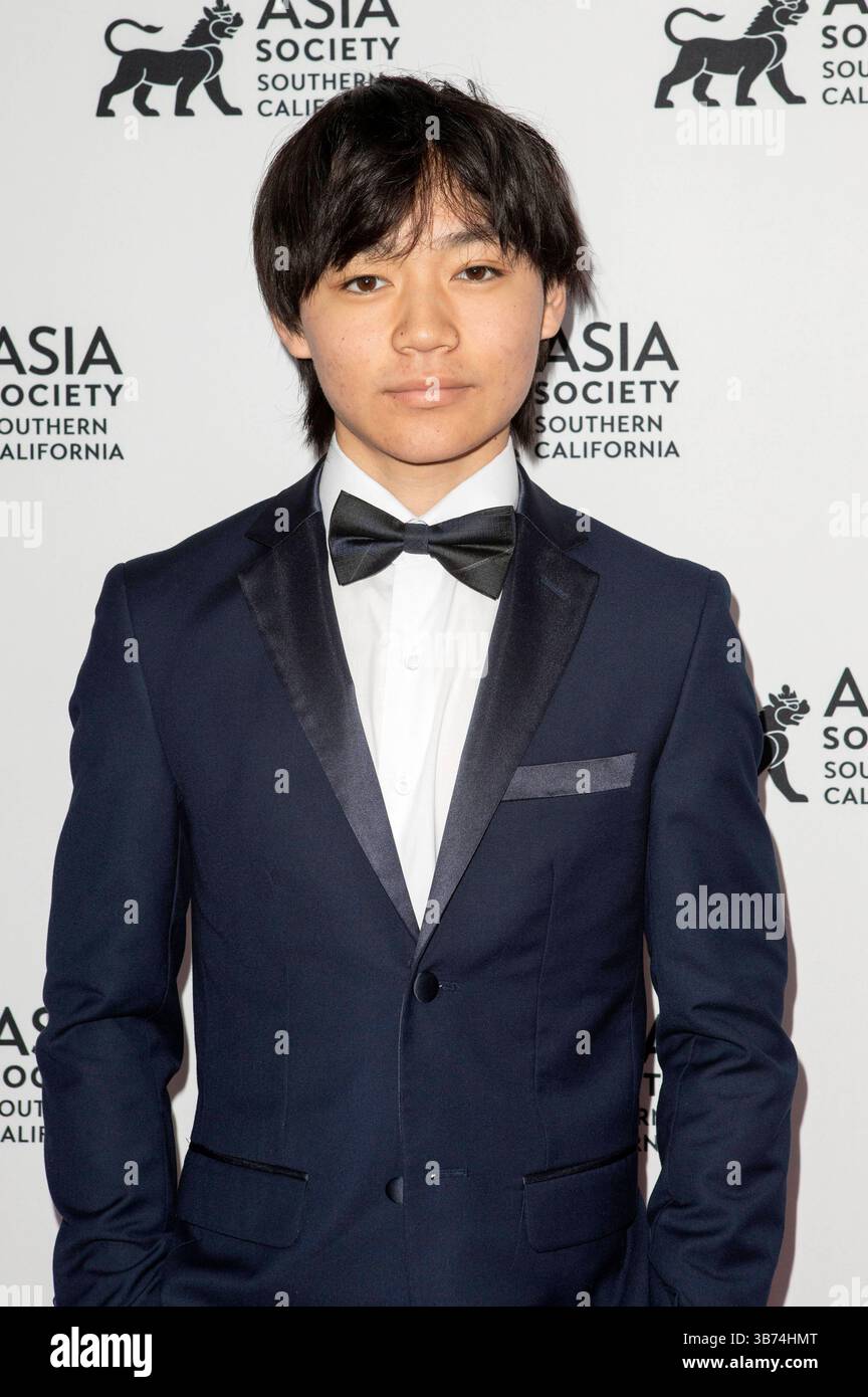 Izaac Wang bei der Asia Society Southern California Gala 2025 im Skirball Cultural Center. Los ...
