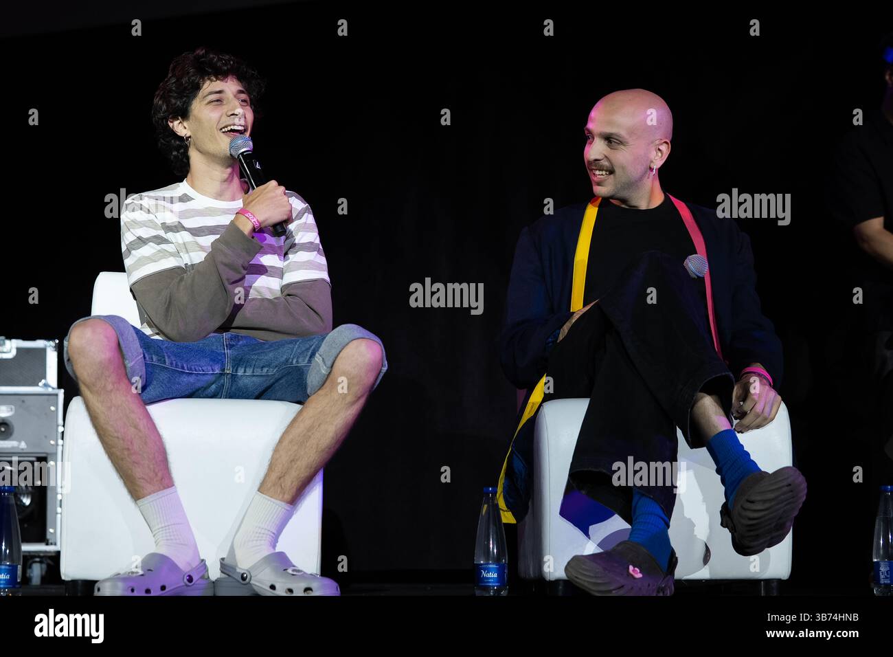 Naples, Italy. 03rd May, 2025. Salvo Di Paola (L) and Nicolò Cuccì (R ...