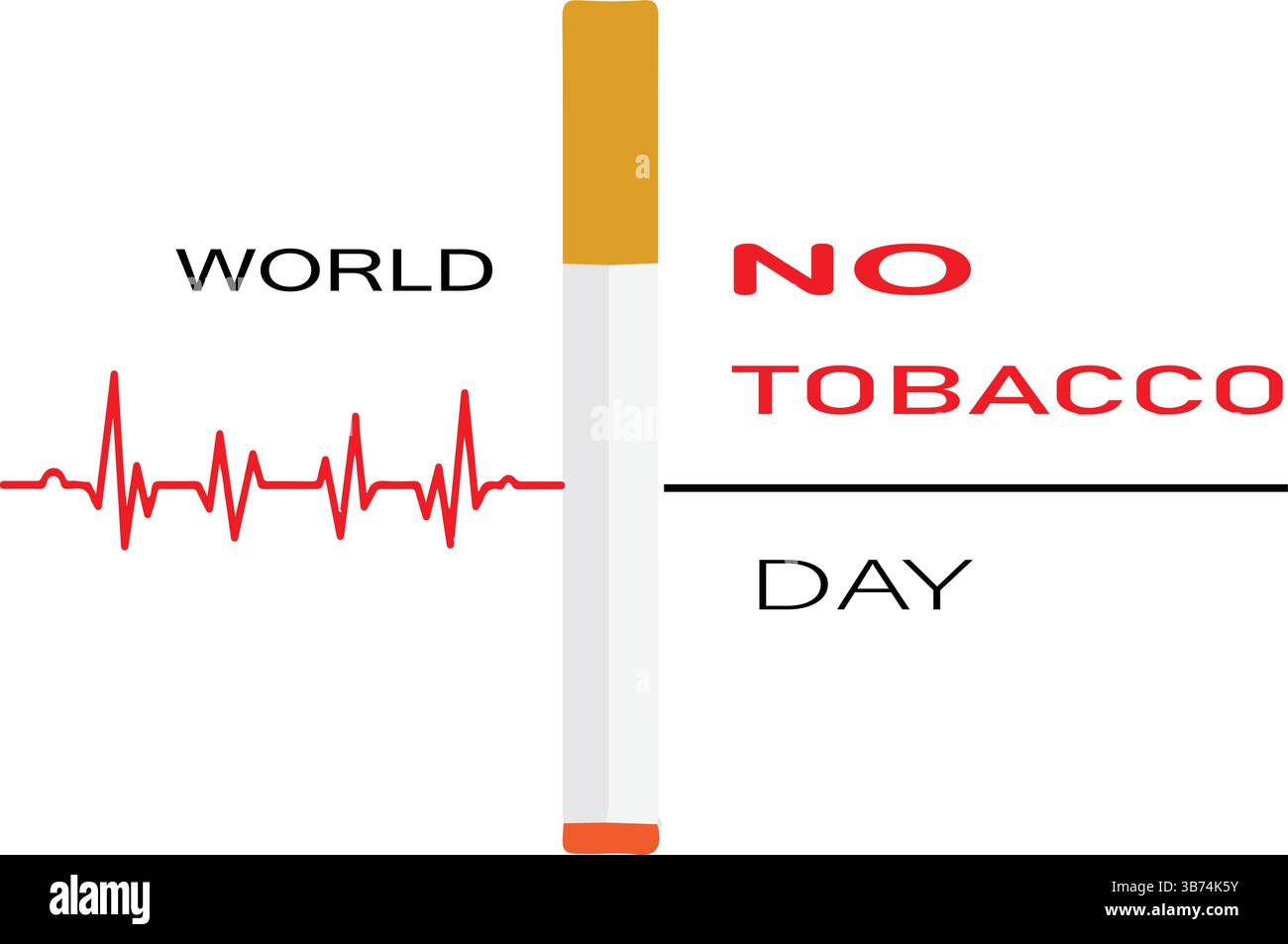 World No Tobacco Day 31st May. Stop Smoking Campaign Poster & Banner ...