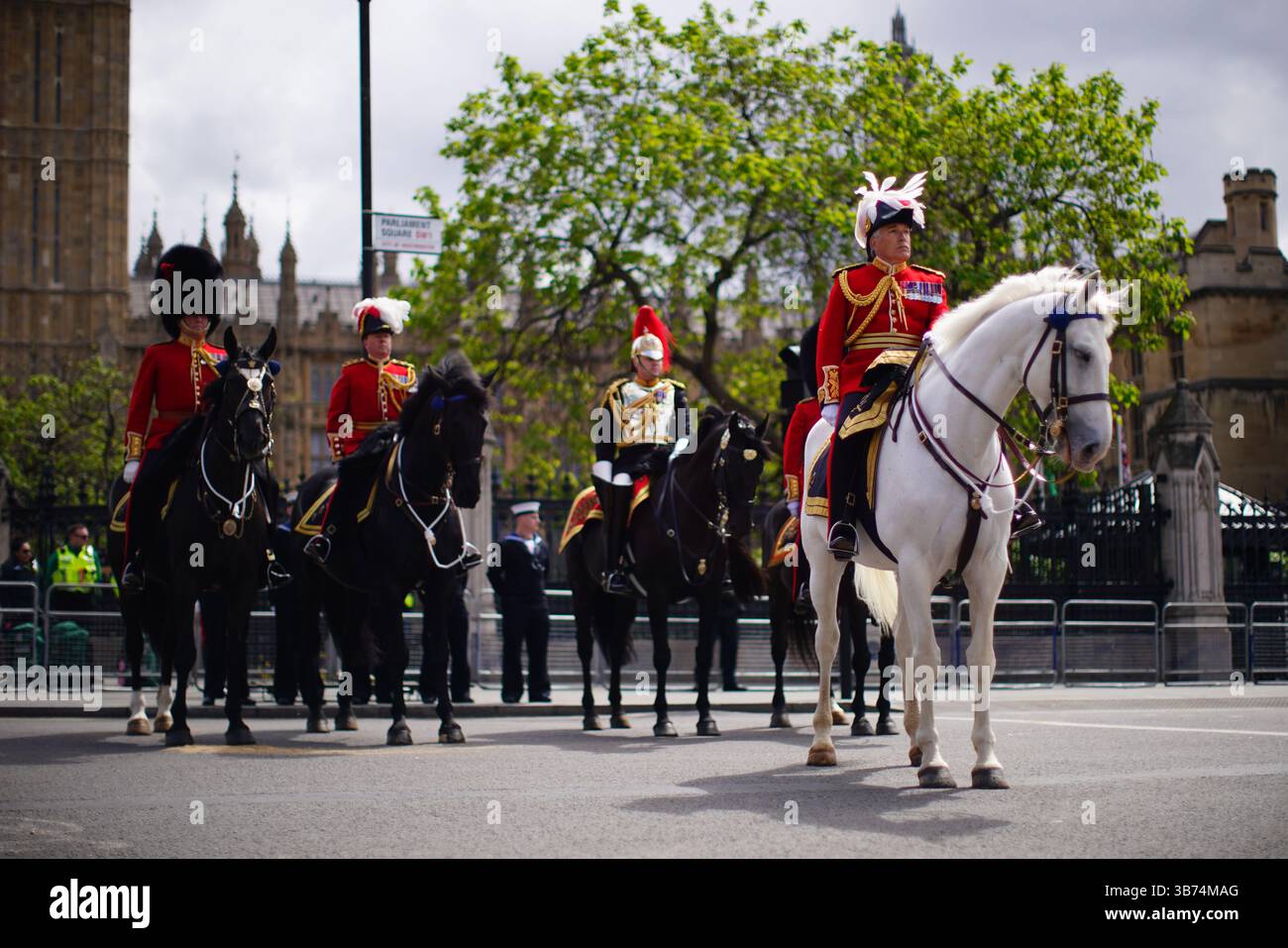 Major General James Bowder, head of the Household Division waits to ...