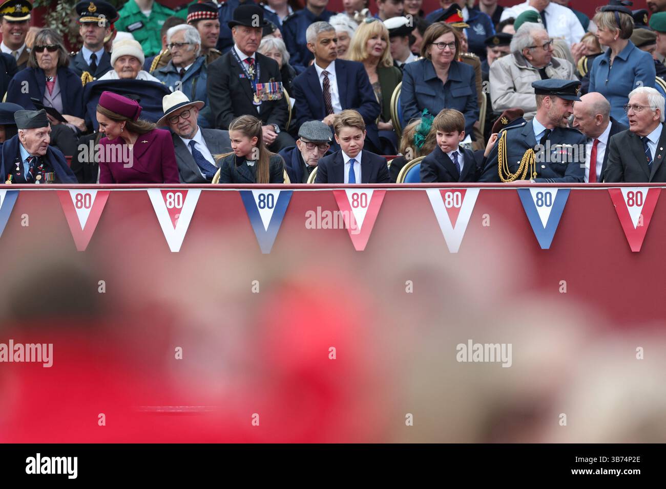 Veteran Bernard Morgan, the Princess of Wales, Princess Charlotte ...
