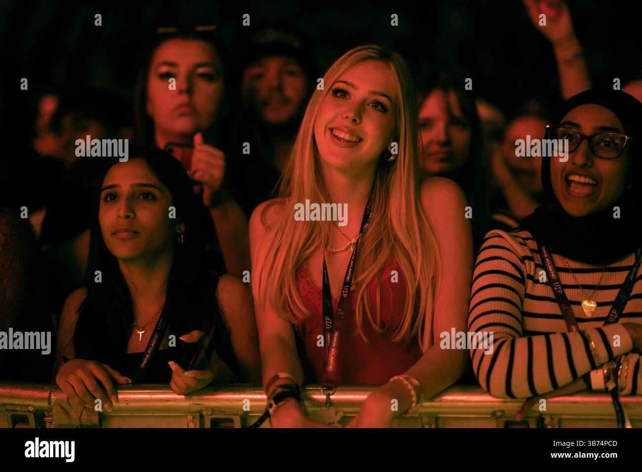 London, UK - 4 May 2025: Fans at the Chase Atlantic concert at the O2 ...