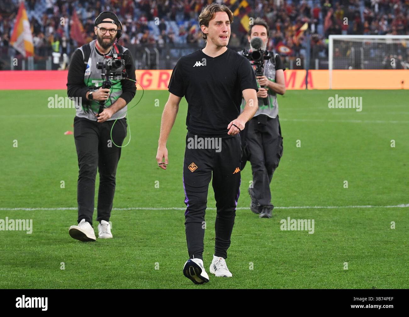 Rome, Italy. 04th May, 2025. Edoardo Bove of Fiorentina seen in action ...