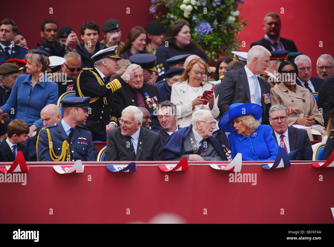 (left to right) Prince Louis, the Prince of Wales, a Royal British ...