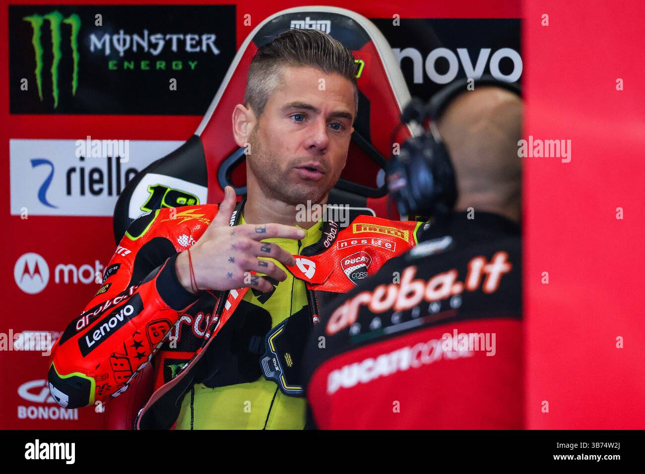 Alvaro Bautista of Aruba.it Racing - Ducati with Ducati Panigale V4R ...