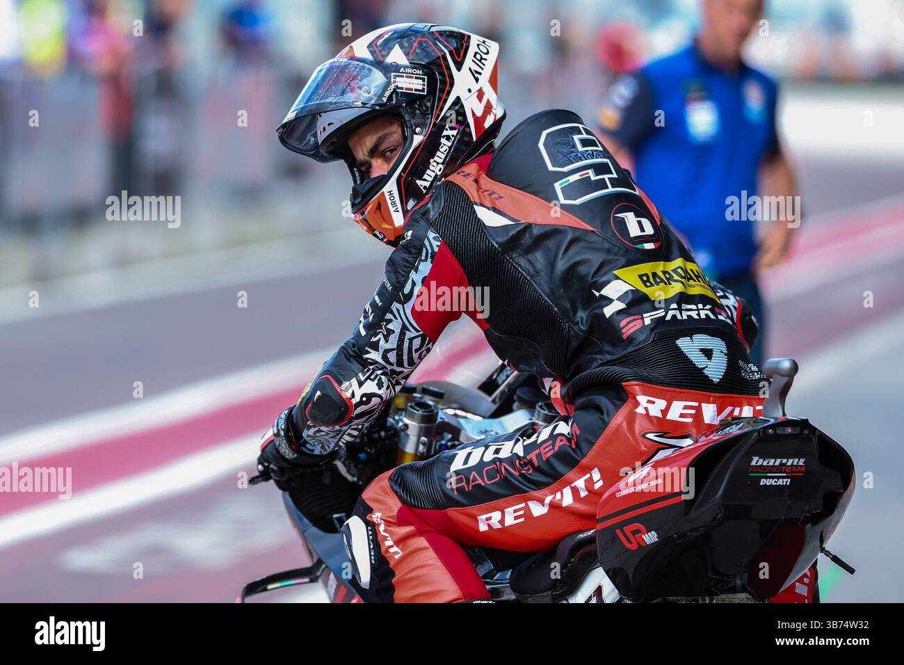 Danilo Petrucci of Barni Spark Racing Team with Ducati Panigale V4R ...