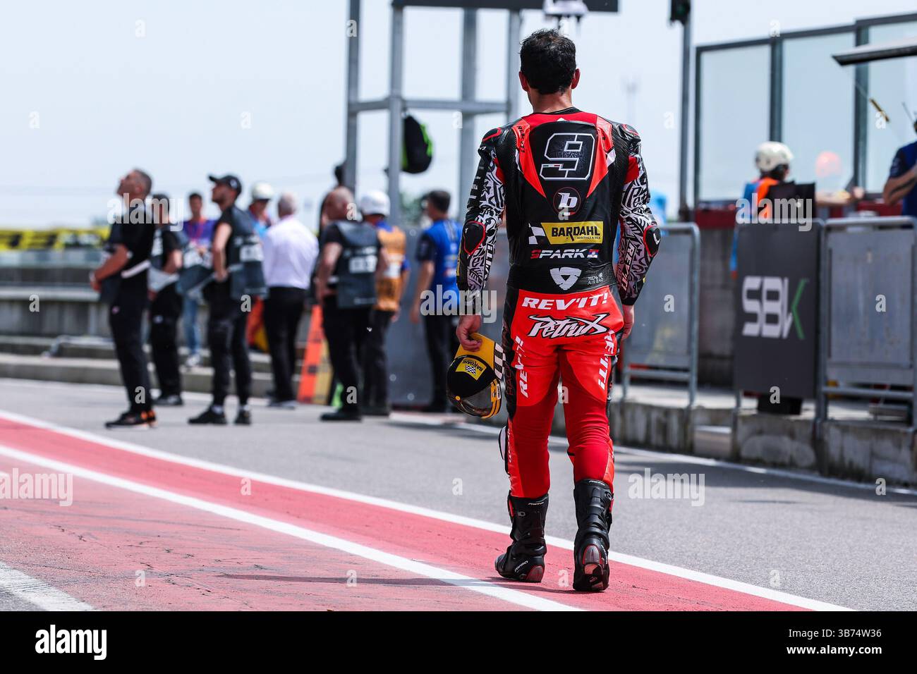 Danilo Petrucci of Barni Spark Racing Team with Ducati Panigale V4R ...