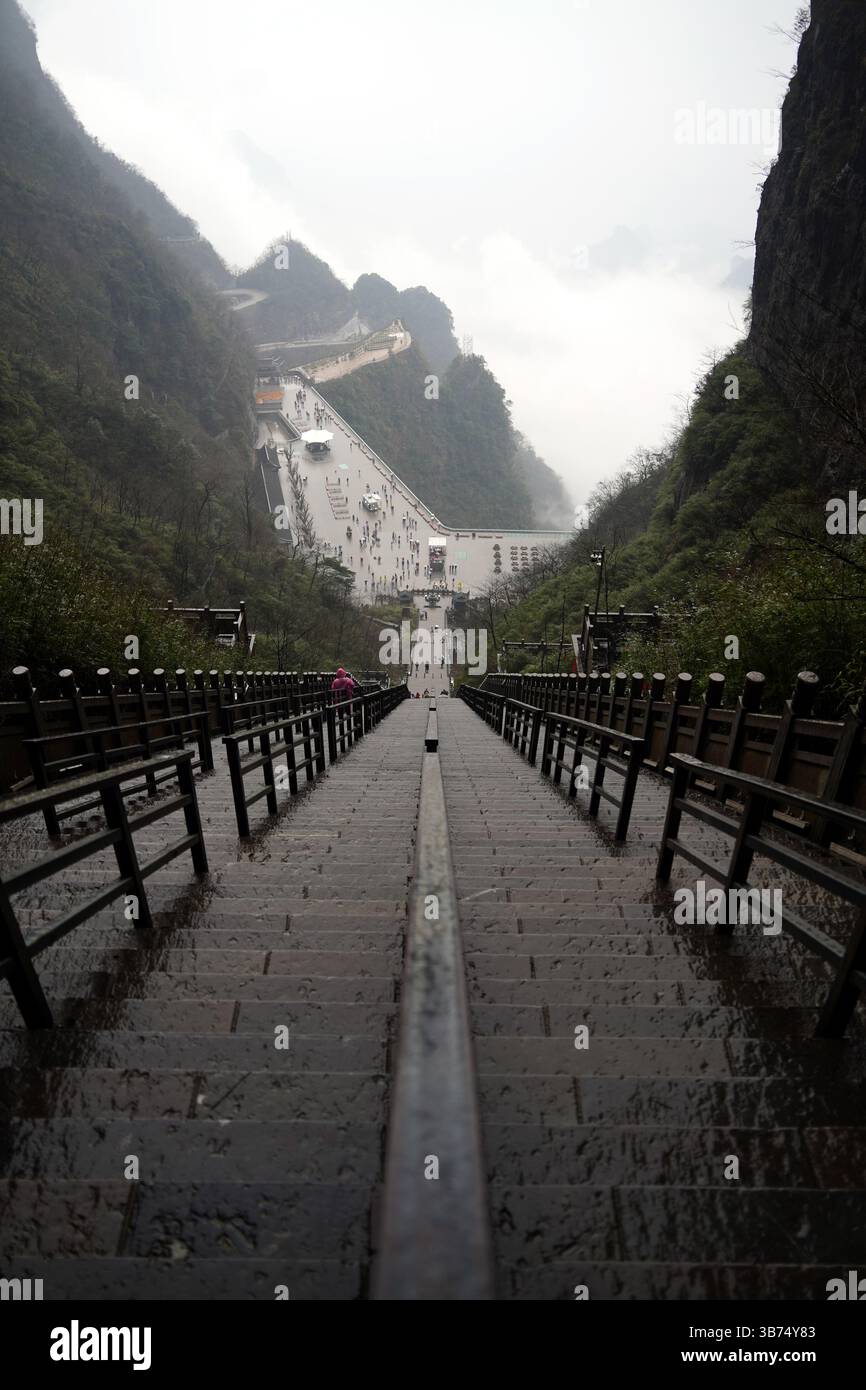Stairway to Heaven at Tianmen Mountain, China – Majestic Mountain Trail ...