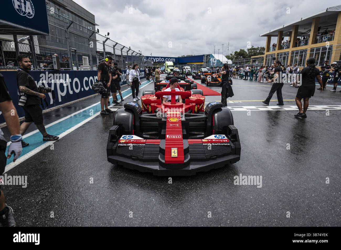 Scuderia Ferrari drivers parade during the Formula 1 Crypto.com Miami ...