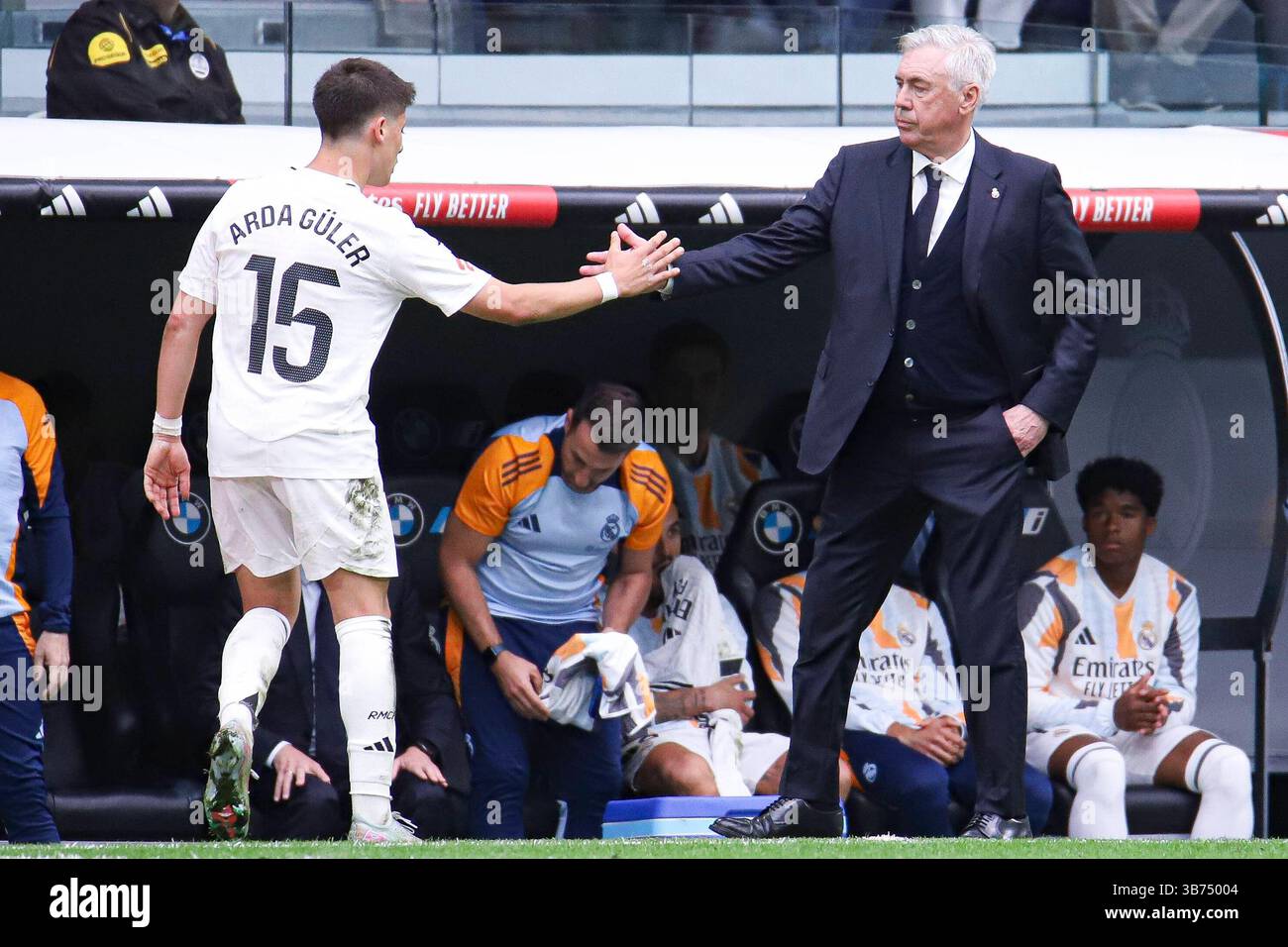 Spanish La Liga EA Sports soccer match Real Madrid vs Celta de Vigo at ...