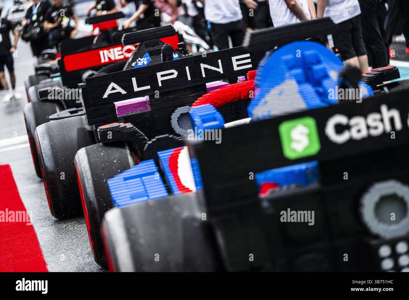 Alpine F1 Team drivers parade during the Formula 1 Crypto.com Miami ...