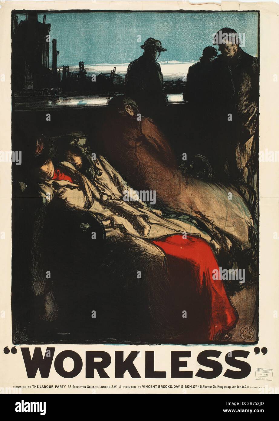 Workless. Museum: Mundaneum, Brussels. Author: Gerald Spencer Pryse Stock Photo - Alamy