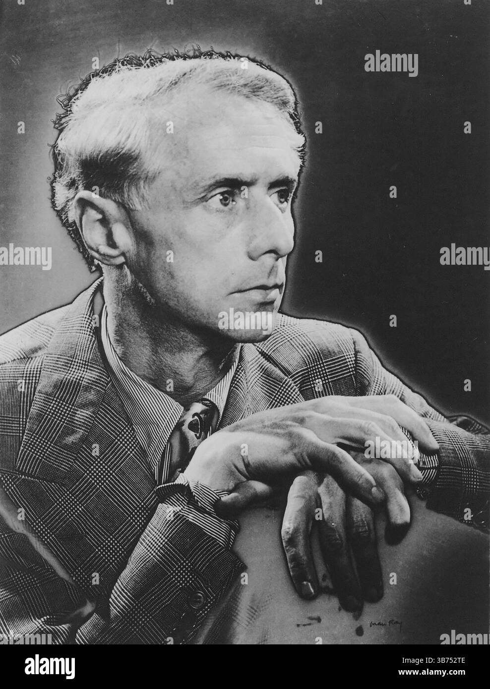Portrait of Max Ernst. Museum: © Man Ray Trust Stock Photo - Alamy