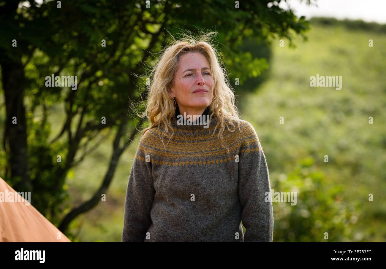GILLIAN ANDERSON in THE SALT PATH (2024), directed by MARIANNE ELLIOTT. Credit: BBC FILMS ...