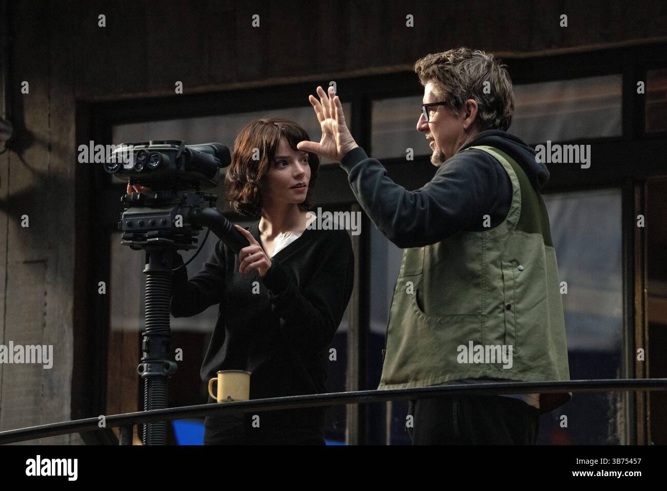 SCOTT DERRICKSON and ANYA TAYLOR-JOY in THE GORGE (2025), directed by ...