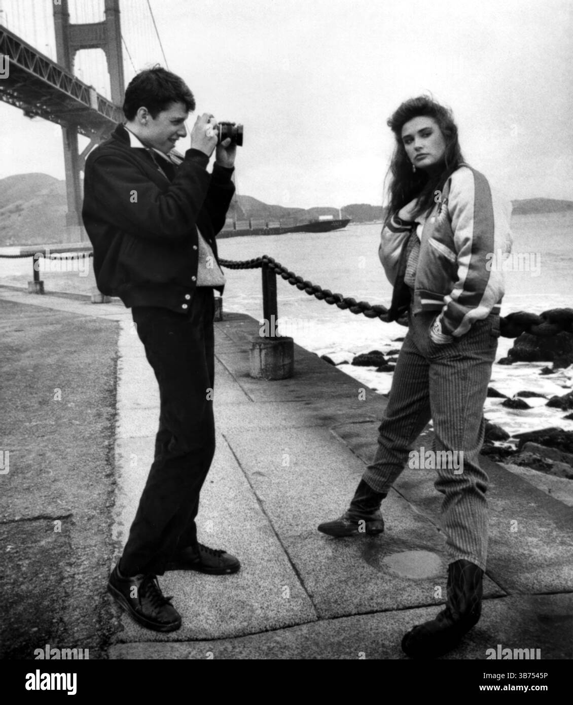 DEMI MOORE and JON CRYER in NO SMALL AFFAIR (1984), directed by JERRY ...