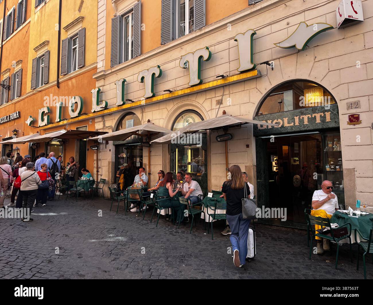 Rome, Italy - May 3rd , 2025 - Giolitti ice cream shop Stock Photo - Alamy