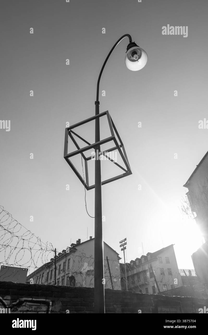 Street light art, Turin, Italy Stock Photo - Alamy