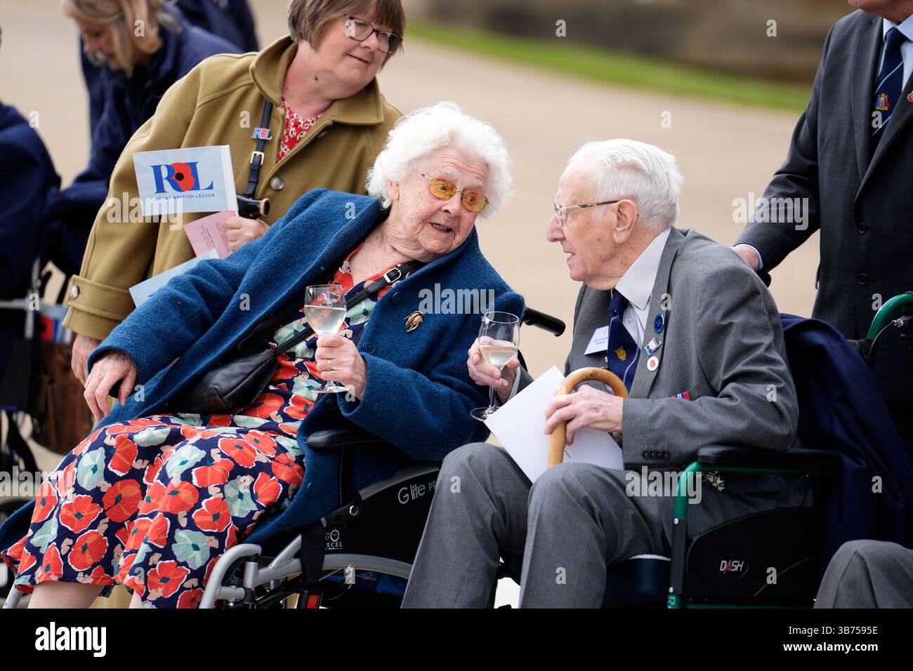 CAPTION CORRECTS THE ID - Olga Hopkins, left, and John Mortimer (known ...