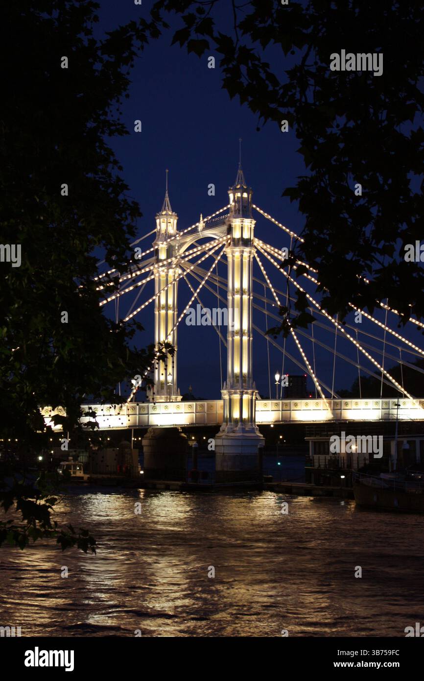Albert Bridge, London Stock Photo - Alamy