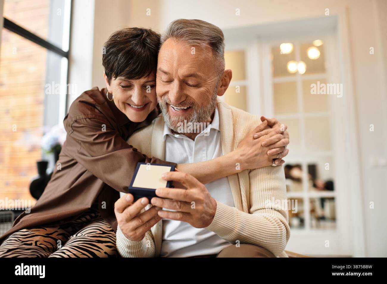 Couple celebrates special moment hi-res stock photography and images ...
