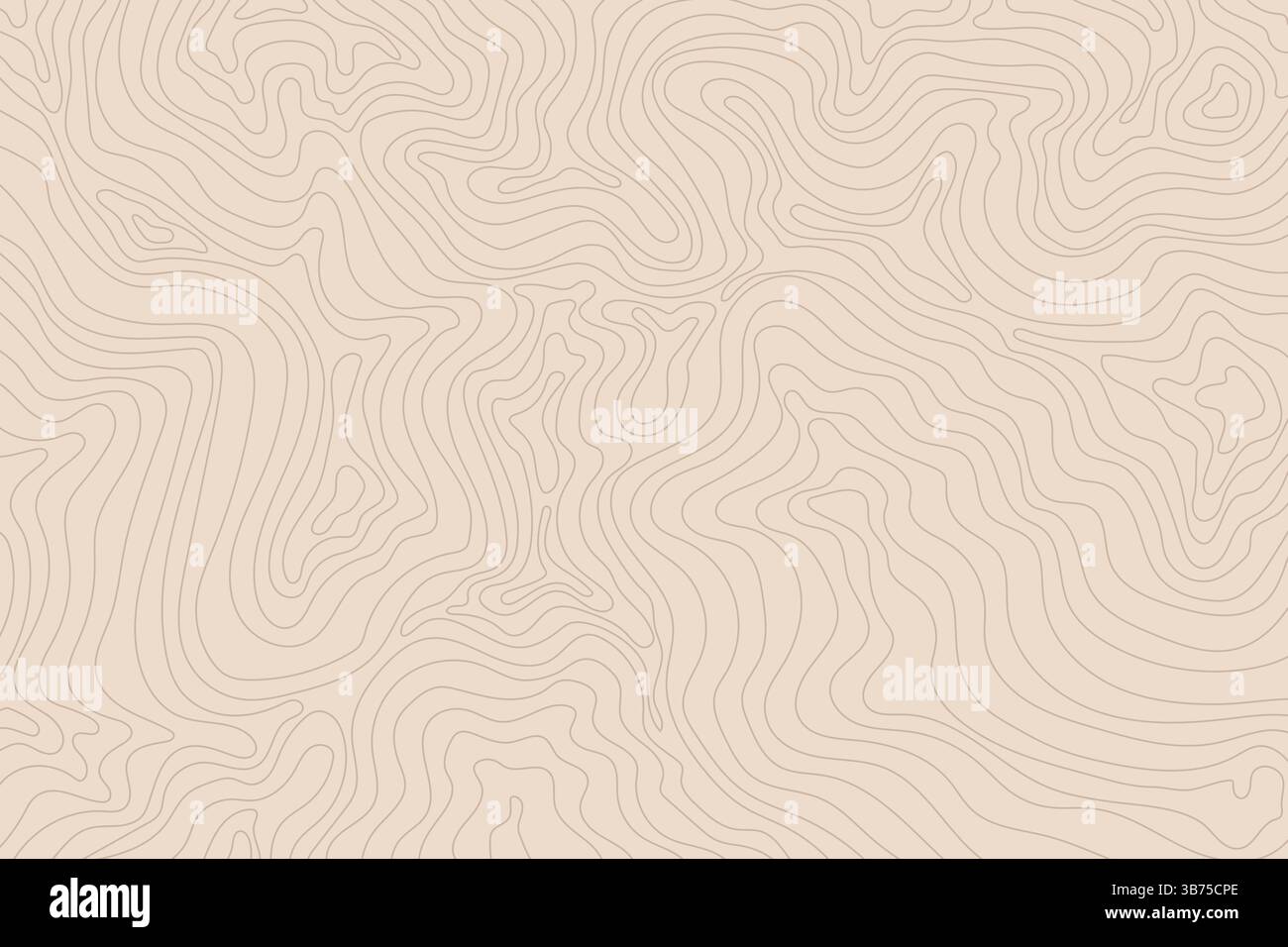 Vintage topographic map background. Beige topographic lines terrain ...