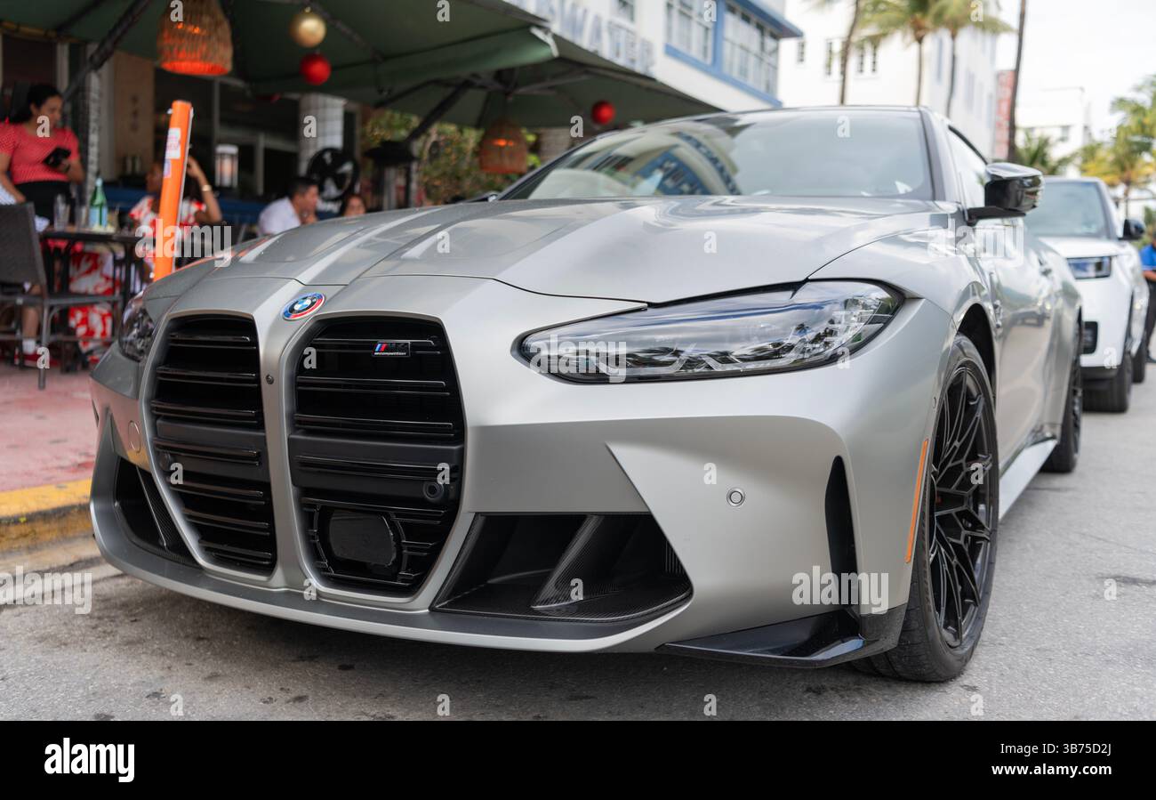 Miami, Florida, USA - December 07, 2024: BMW M4 Competition 2022 ...