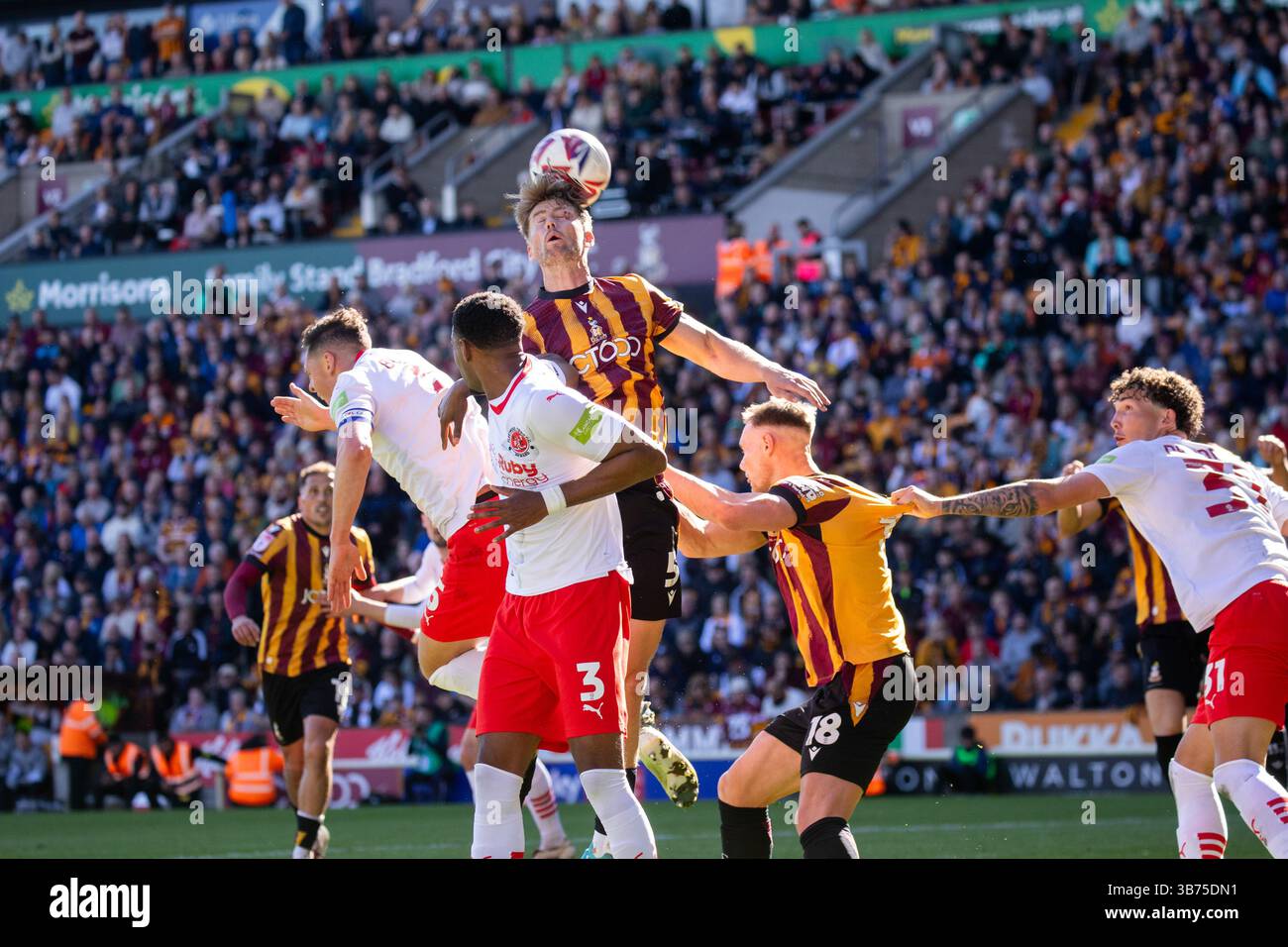 Bradford, UK. 03rd May, 2025. Neill Byrne (5 Bradford) in action during ...