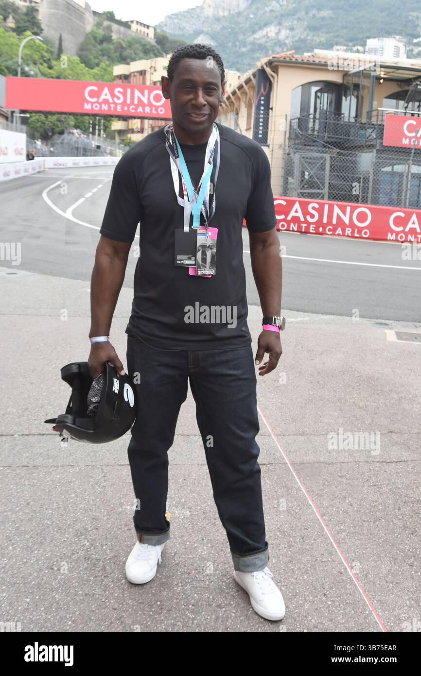 MONACO-David Harewood attends the Monaco E-Prix, Round 6 of the 2025 ...