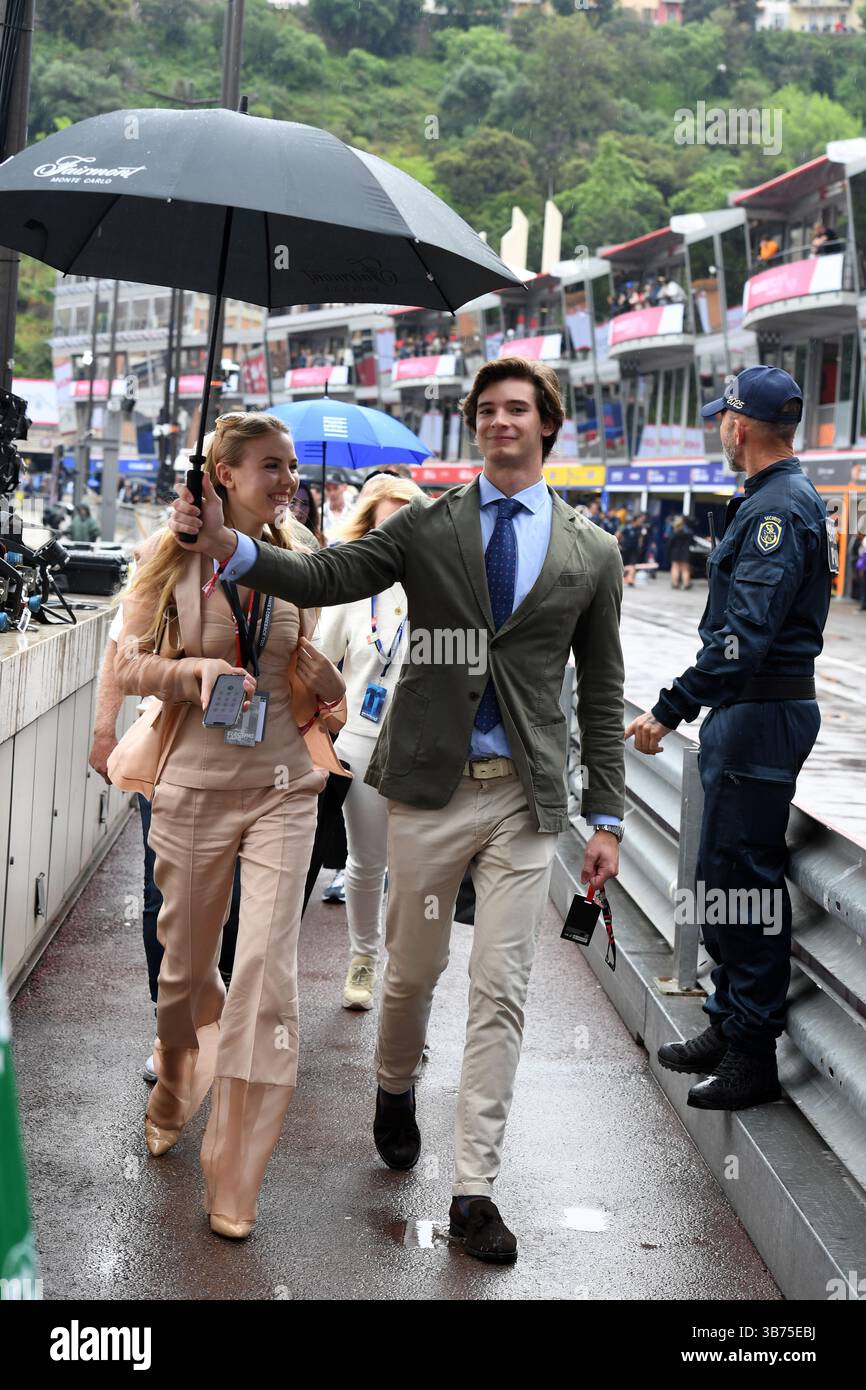 MONACO- Princess, Maria Carolina di Borbone, attends the Monaco E-Prix ...