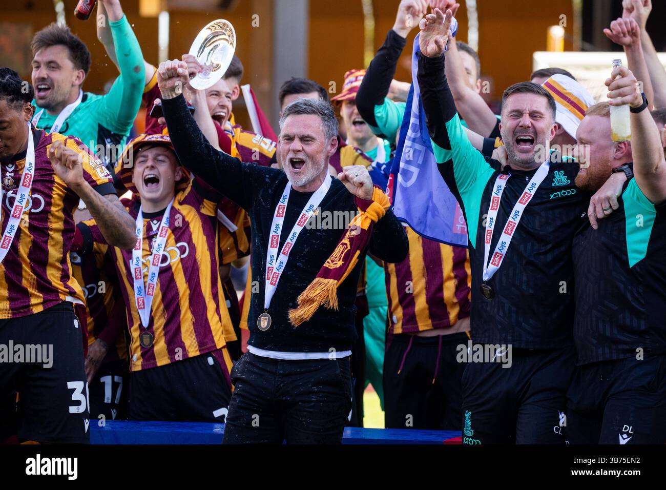 Bradford, UK. 03rd May, 2025. Graham Alexander (Bradford Manager ...