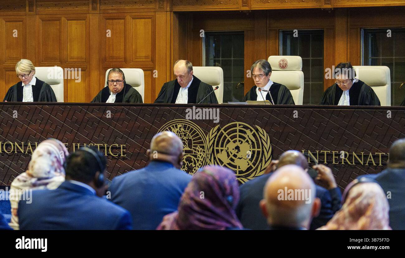 THE HAGUE - Judgment at the International Court of Justice, in Sudan's case against the United ...