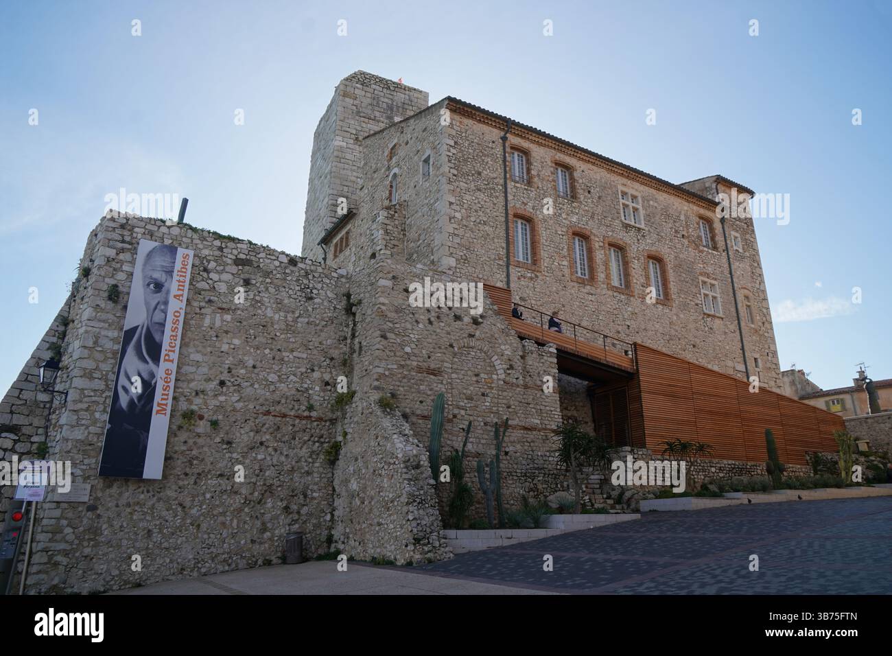 The Musée Picasso Antibes inside the Chateau, Old City of Antibes ...