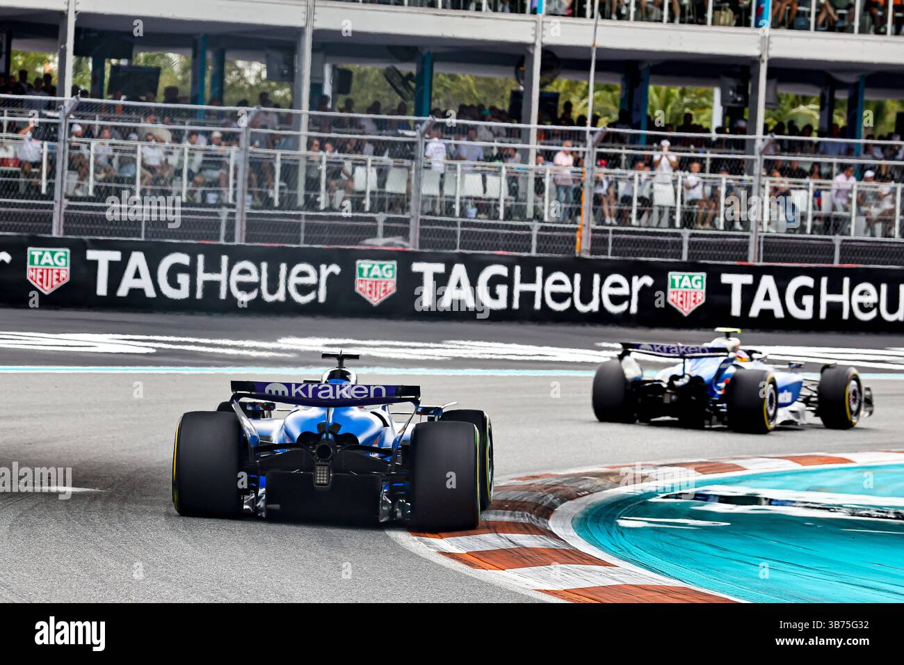 Miami, USA. 04th May, 2025. Alexander Albon of Thailand driving the (23 ...