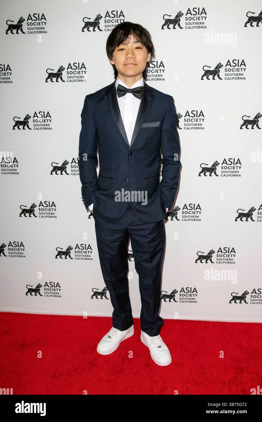 Izaac Wang bei der Asia Society Southern California Gala 2025 im Skirball Cultural Center. Los ...