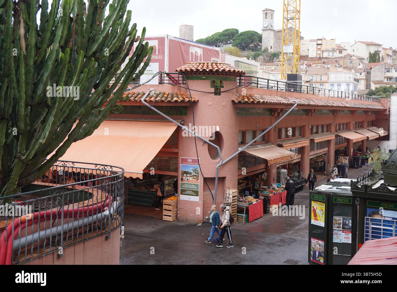 The Marché Forville, Covered Market in Cannes, France Stock Photo - Alamy