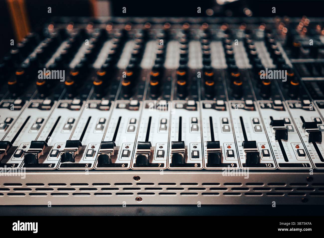 Audio balance control slider hi-res stock photography and images - Alamy