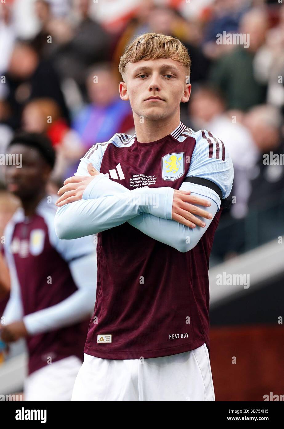 Aston Villa's Cole Brannigan celebrates scoring their side's second ...