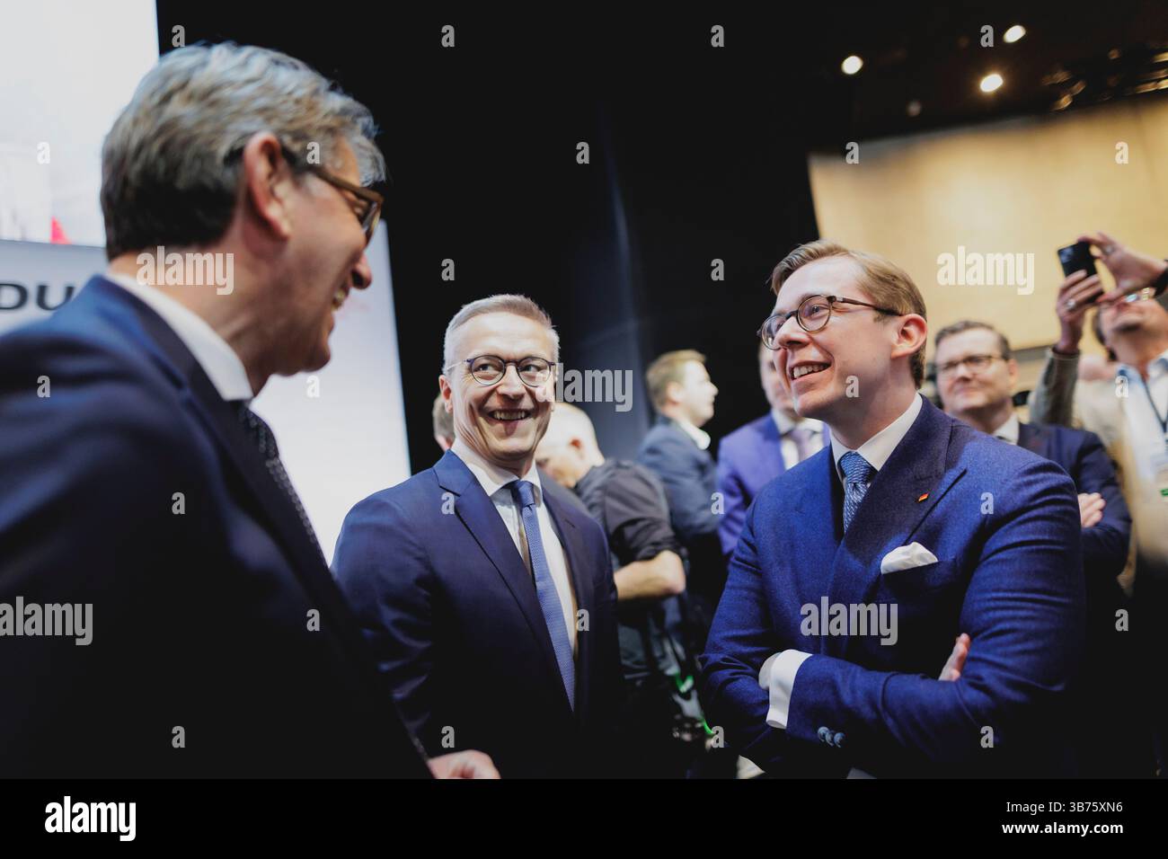 (LR) Wolfram Weimer, designated State Minister for Culture and Media ...