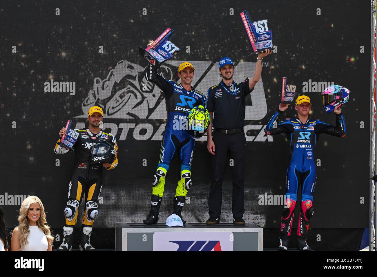 BRASELTON, GA - MAY 04: Strack Racing rider Mathew Scholtz (1) on the ...