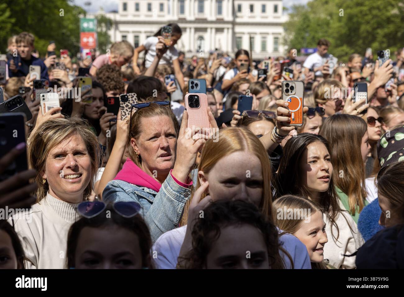 HAARLEM - The crowd during the Bevrijdingspop festival in Haarlem ...