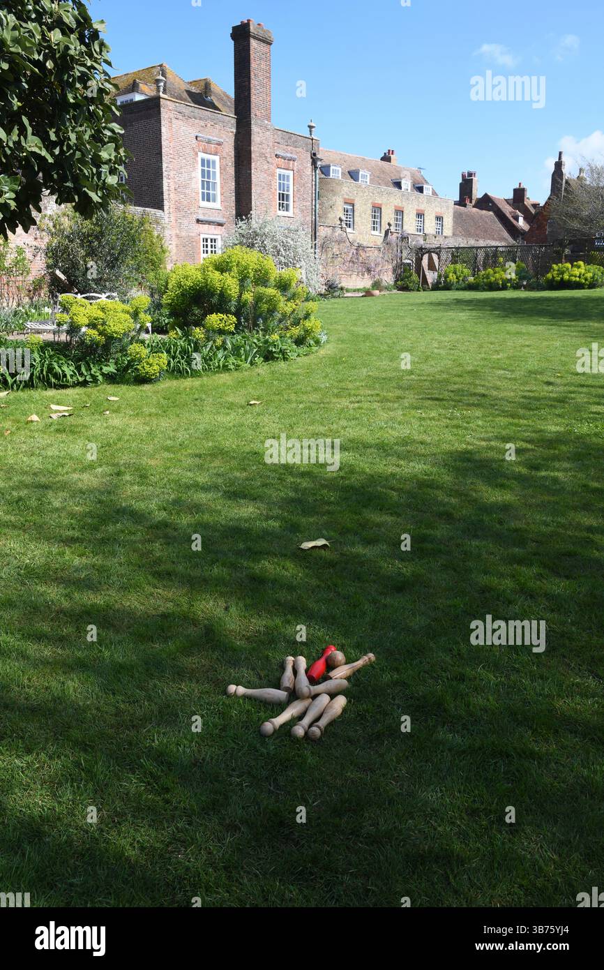 Herb garden at Lamb house Stock Photo - Alamy