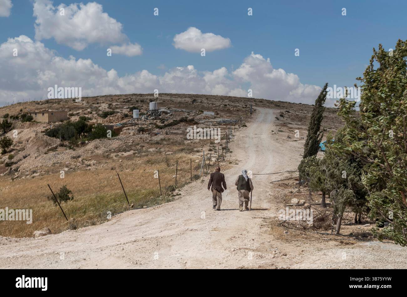 Masafer Yatta, Palestinian Territories. 05th May, 2025. Palestinians ...