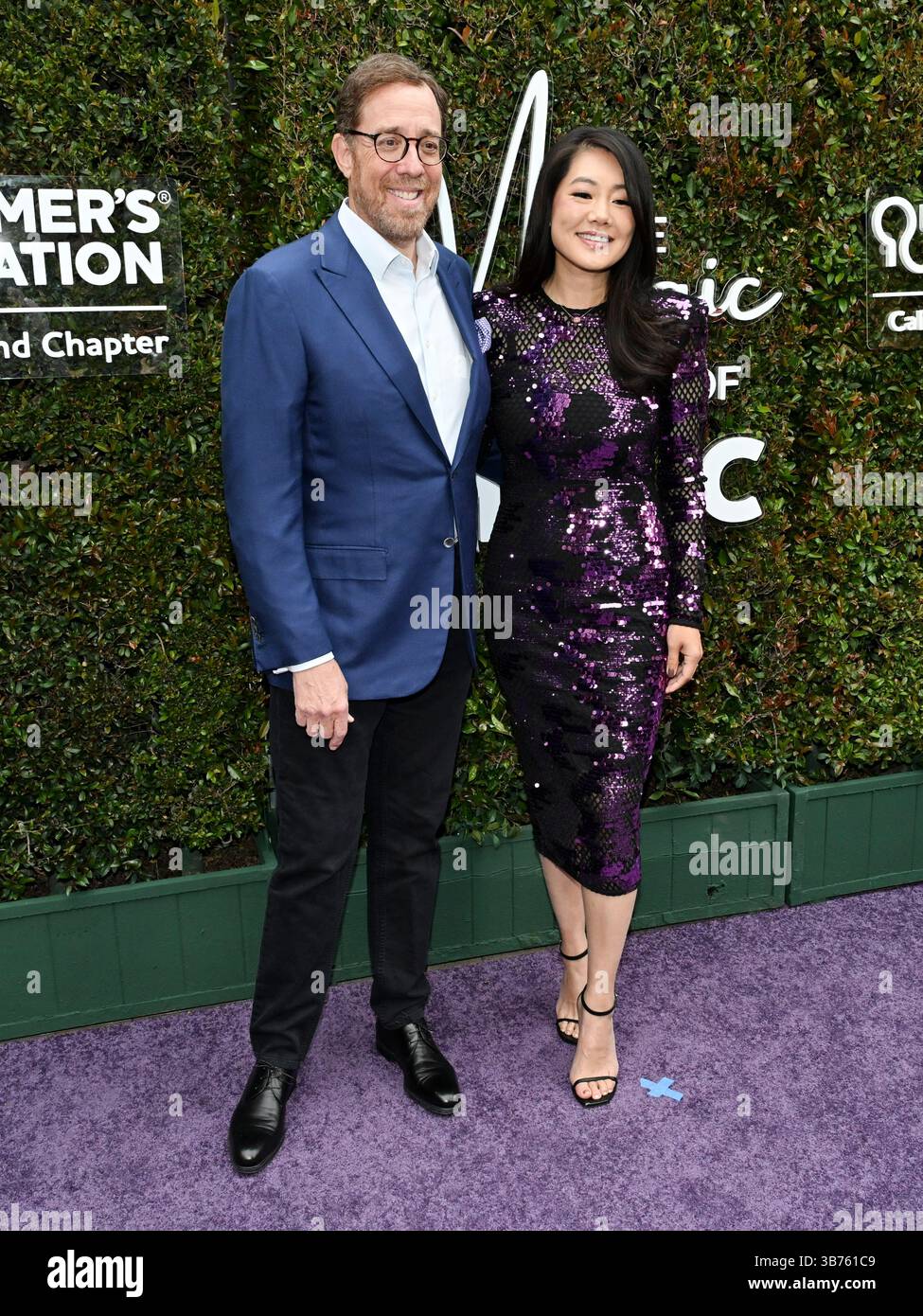 Los Angeles, California, USA. 04th May, 2025. Rob Minkoff and Crystal ...
