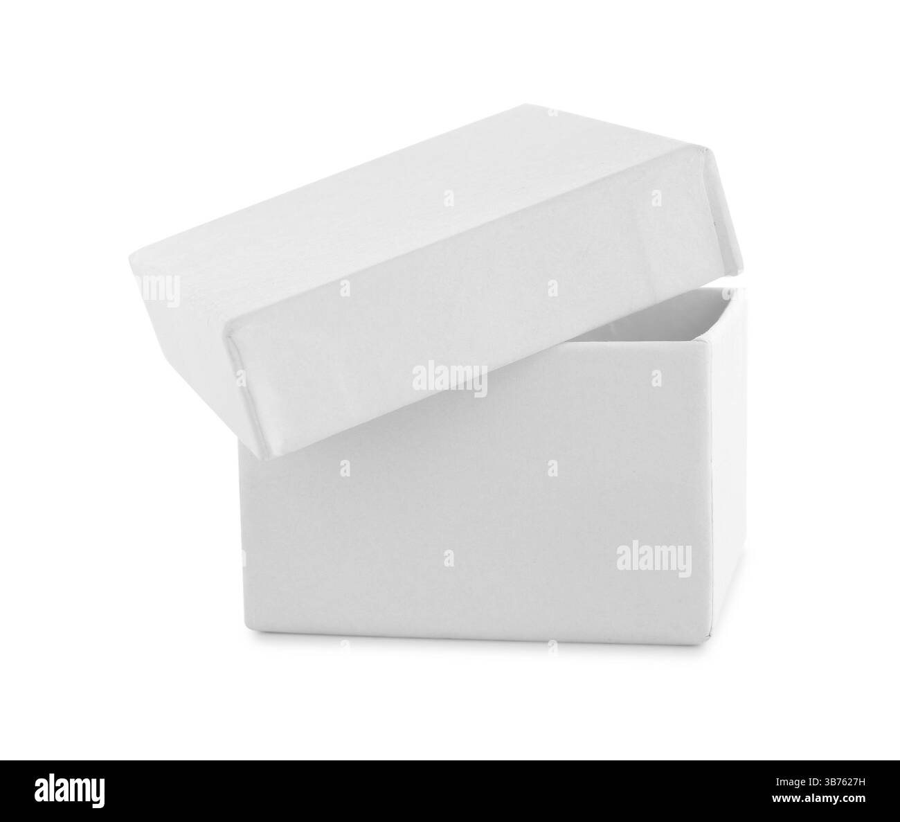 Open white box mockup Black and White Stock Photos & Images - Alamy