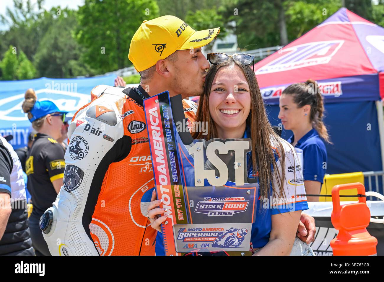 BRASELTON, GA - MAY 04: Orange Cat Racing rider Jayson Uribe (36) on ...