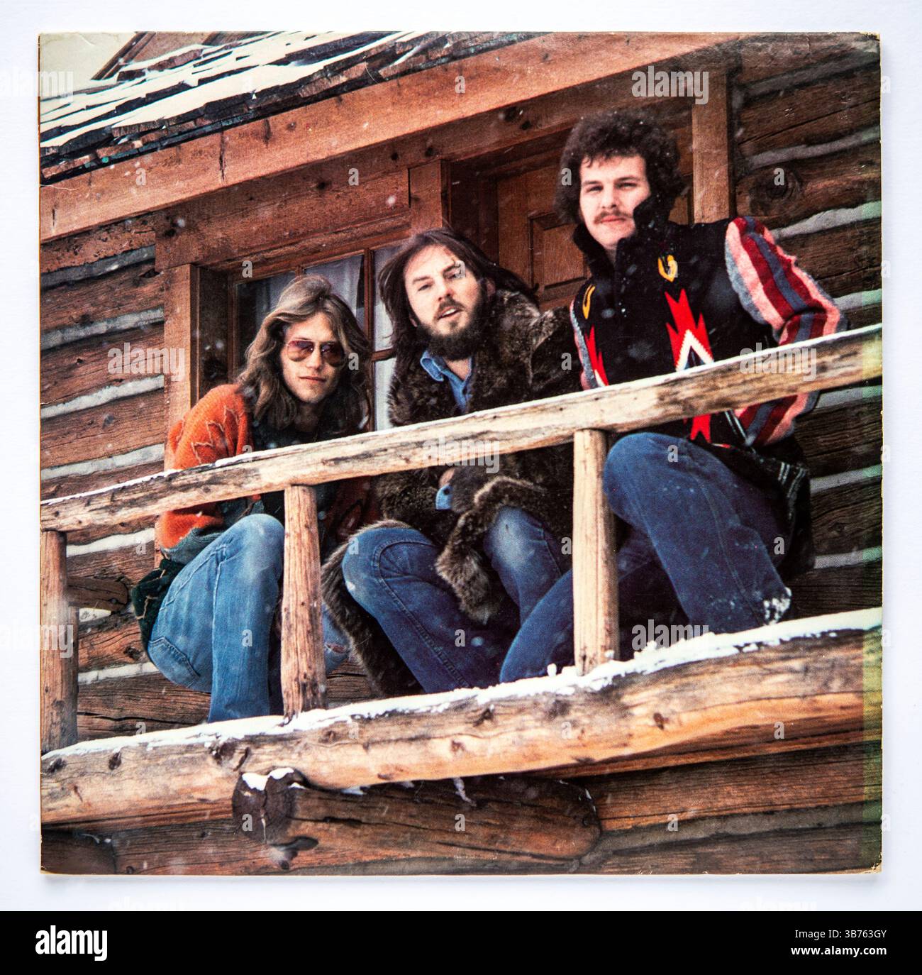 LP cover of Hideaway, the sixth studio album by the band America, which ...