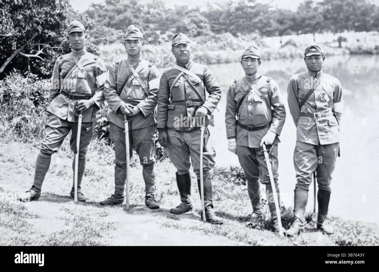 Officers in the Imperial Japanese Army during the Second World War ...