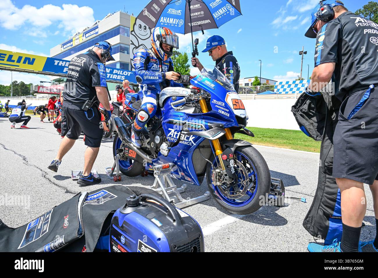 BRASELTON, GA - MAY 04: Attack Performance Progressive Yamaha Racing ...